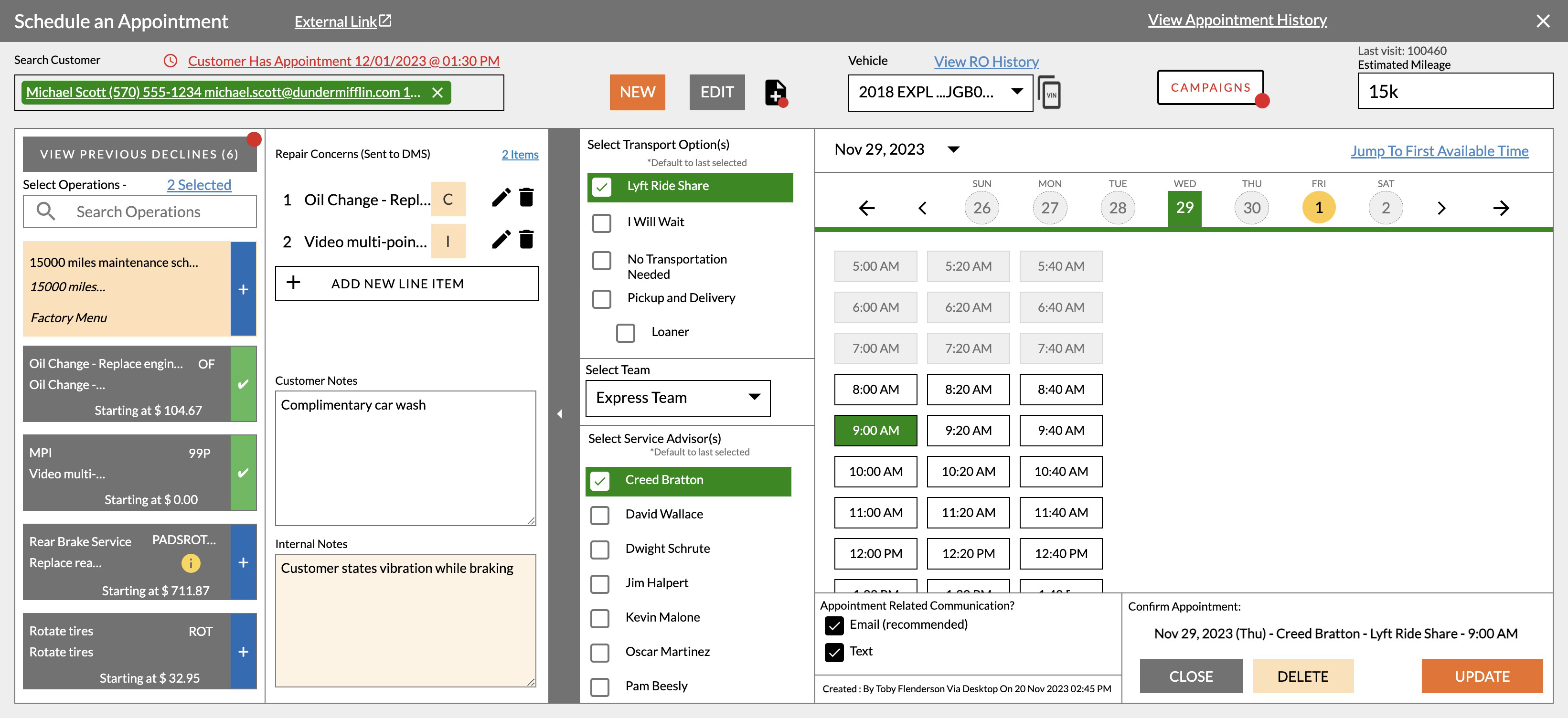 How to Schedule an Appointment in the Desktop/Web Application ...