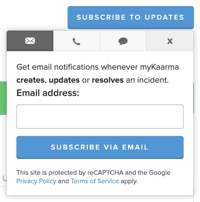 Where can I check the status of myKaarma? – myKaarma Support