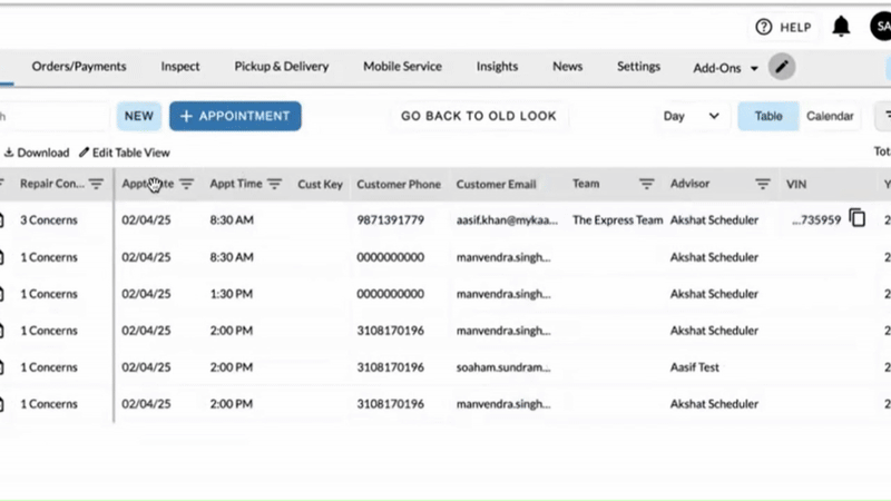 Introducing the New Appointments Dashboard – myKaarma Support