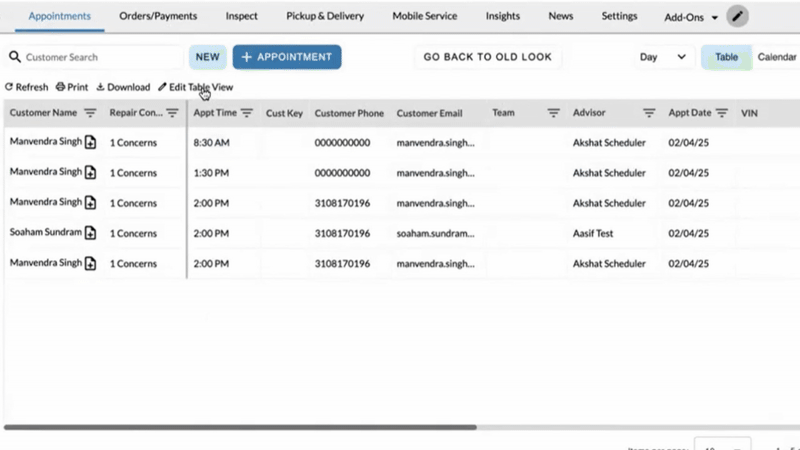 Introducing the New Appointments Dashboard – myKaarma Support