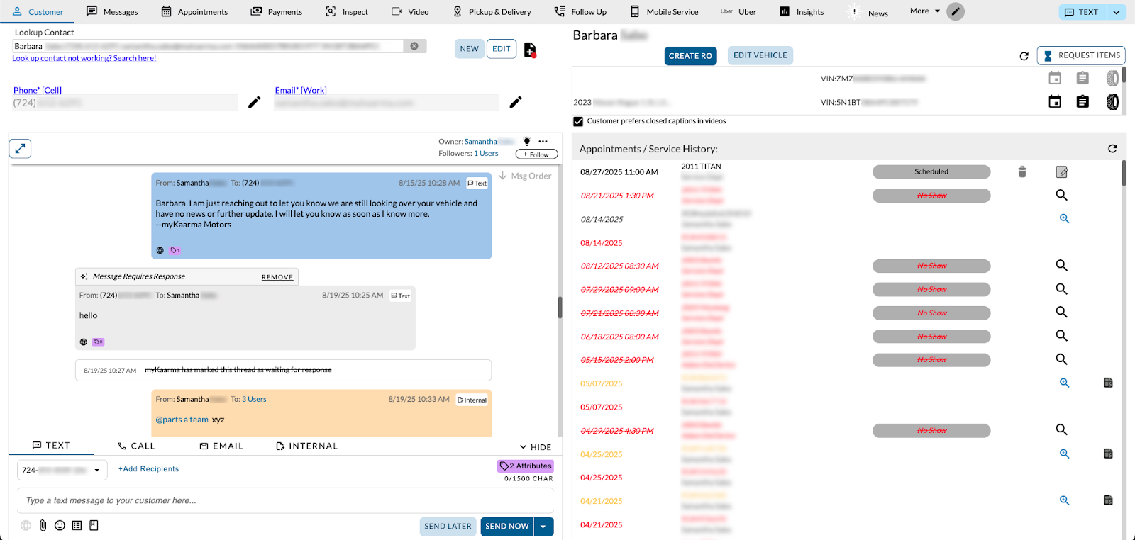 A New Look for Everything Communication – myKaarma Support